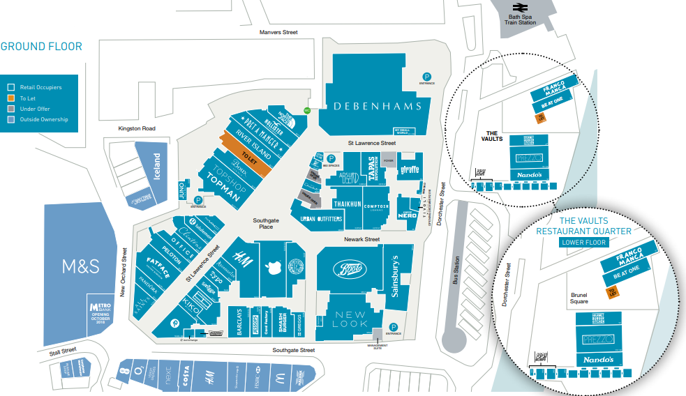SouthGate Bath Shopping Centre (Outdoor) - SpacePro